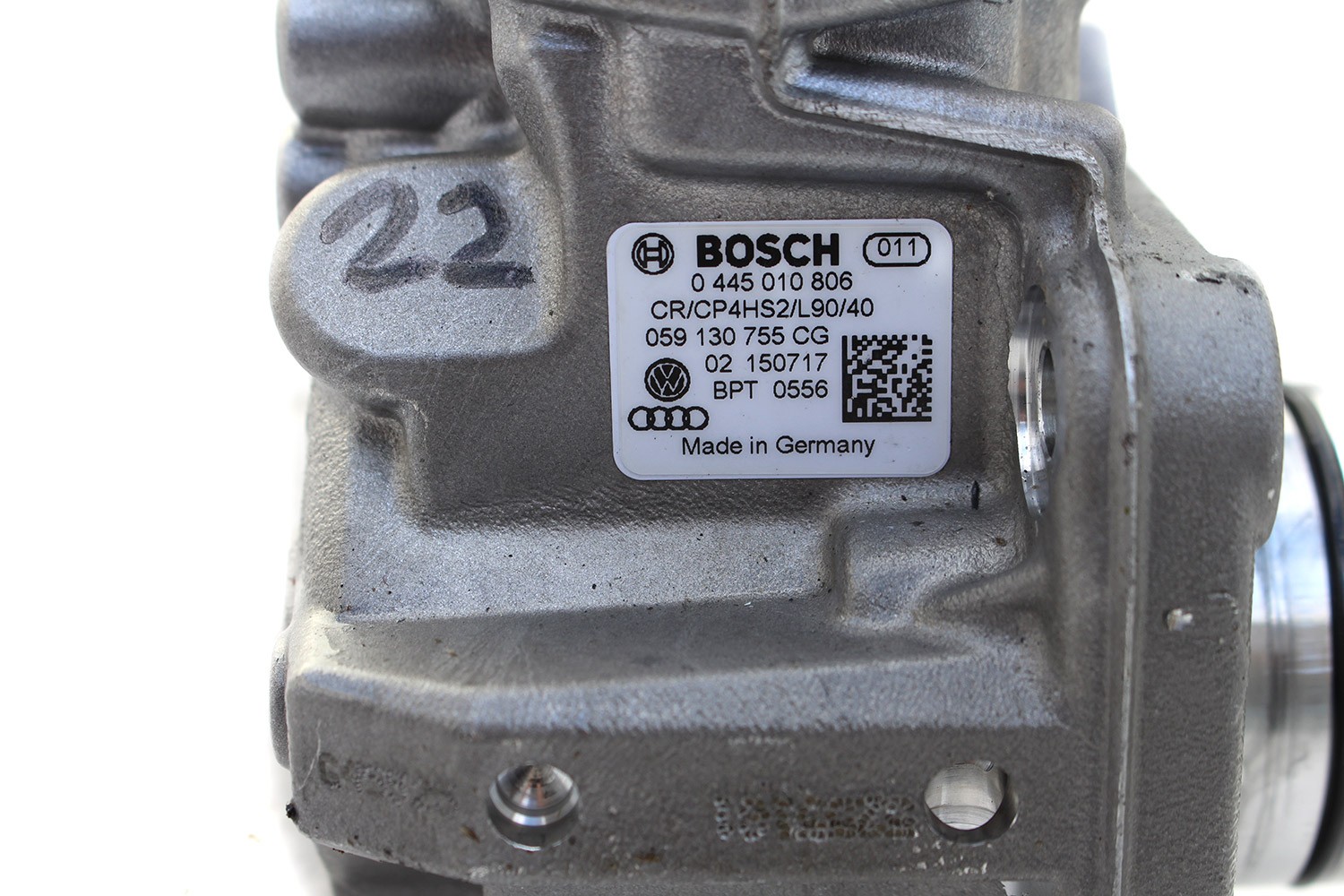 AUDI POMPA WTRYSKOWA 059130755CG 3.0 TDi diesel wysokiego ciśnienia ...