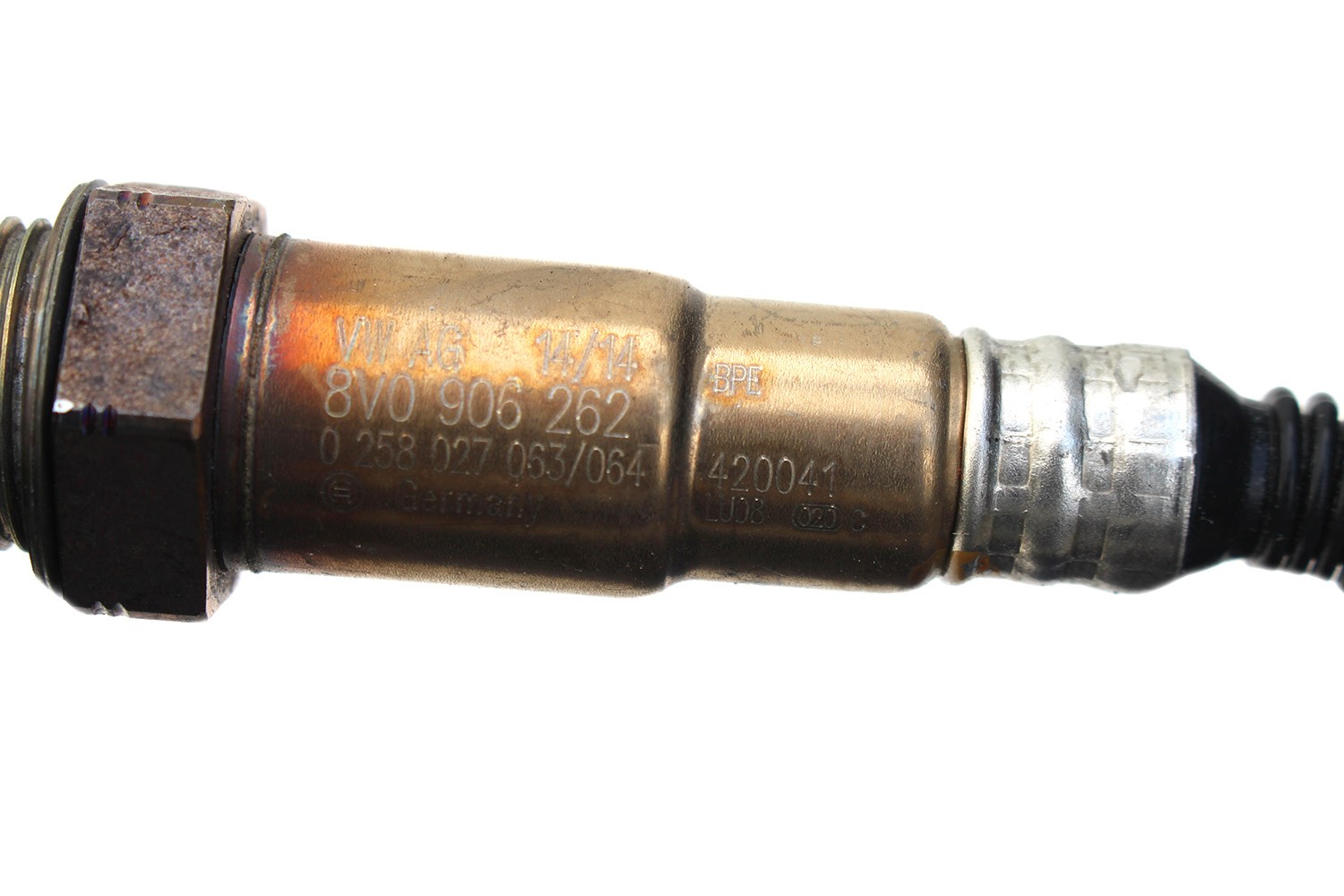 VW AUDI SKODA SONDA LAMBDA 8V0906262 8V0906262D 2.0 TFSI BENZYNA 8V0 ...