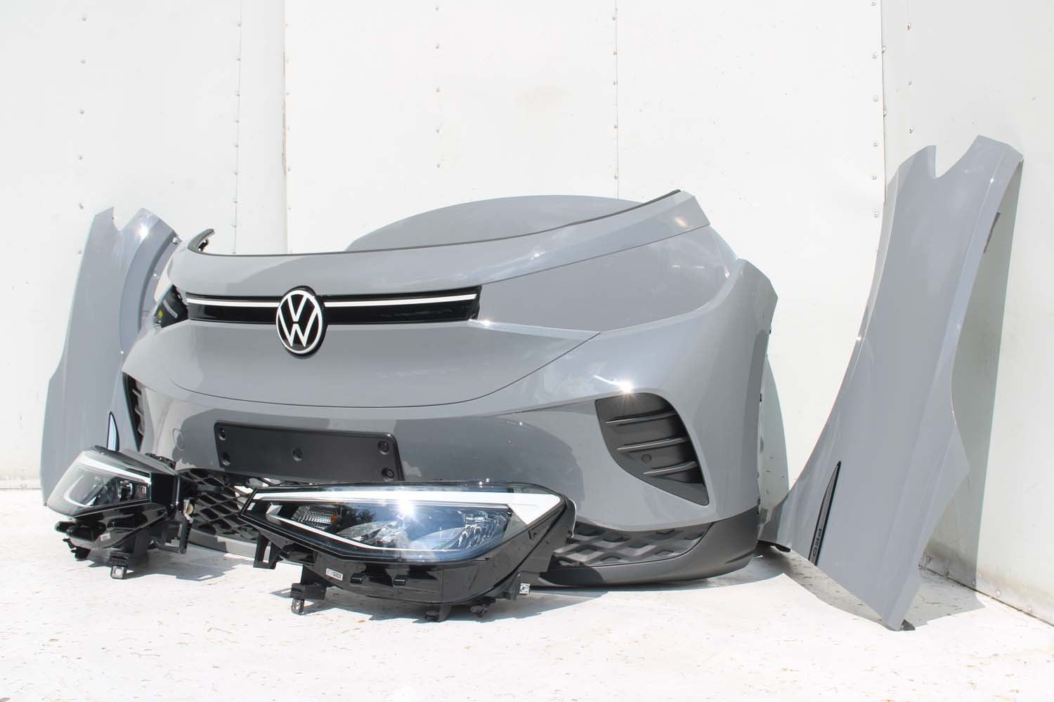 VW ID4 Pro PRZÓD maska błotniki zderzak pas przedni lampy wzmocnienie ...